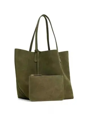 MANSUR GAVRIEL Soft Nubuck Leather Tote Bag - Green