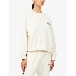 ADANOLA Oversized Cotton-blend Sweatshirt