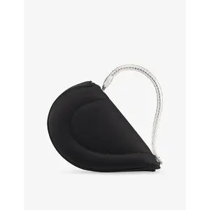 BVLGARI Serpenti Cuoricino Mini Top-handle Bag - Black