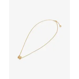 BVLGARI 18ct Diamond Pendant Necklace - Yellow Gold