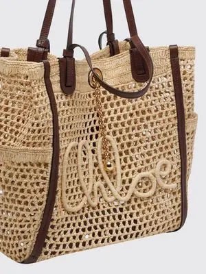 Chloé Iconic Double Carry Crochet Shoulder Tote Bag