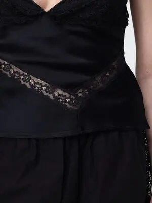 MSGM Lace Trim Camisole