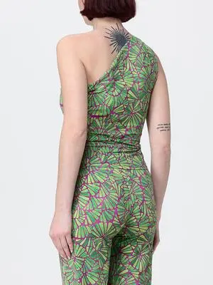 Malìparmi One-shoulder Printed Top With Wrap Detail
