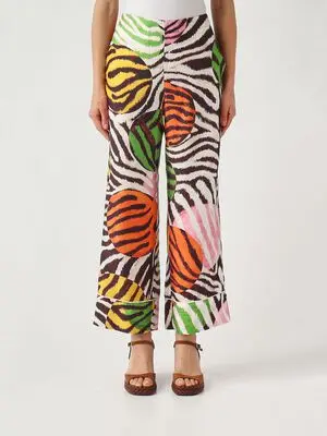 Malìparmi Printed Silk Trousers - Fa01