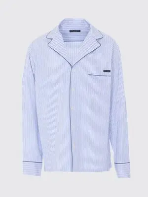 Dolce & Gabbana Pajama Style Shirt In Cotton Blend - Striped