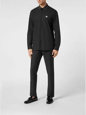 Philipp Plein Cotton Shirt With Studs