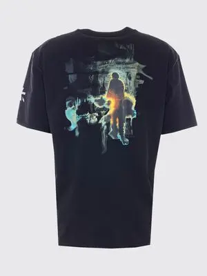 Premiata Printed Cotton T-shirt - Black