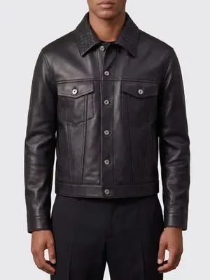 Bottega Veneta Leather Shirt Jacket - Black