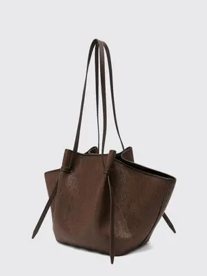 Yuzefi Mochi Raffia And Leather Bag - Brown