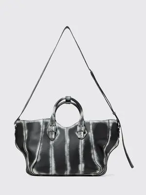 Camper Laukku Striped Leather Handbag