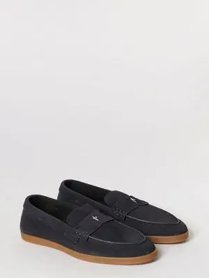 Paciotti Suede Loafers - Navy