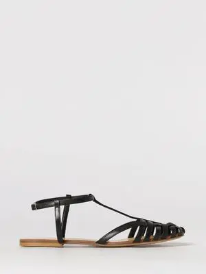 ANNA F. Heeled Sandal - Black