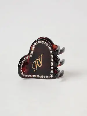 ROGER VIVIER Heart Hair Clip With Rhinestones