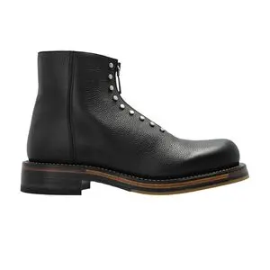 Alexander McQueen Leather Ankle Boot