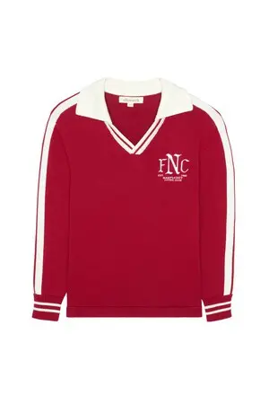 ELLSWORTH + IVEY Ryan Football Knit Sweater