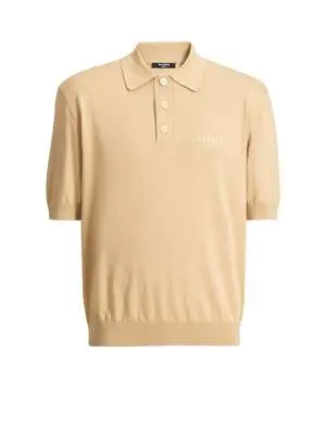 Balmain Embroidered Polos For Men