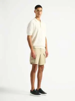 Balmain Vintage Knit Polo - White