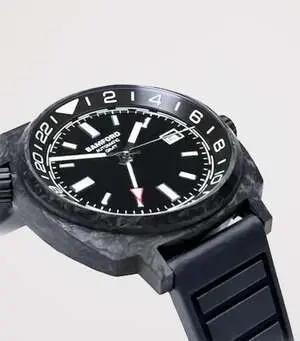 BAMFORD LONDON Forged Carbon Gmt Watch