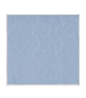 Eleventy Wool-cotton Pocket Square - Blue