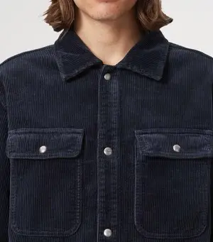 ALLSAINTS Corduroy Castleford Overshirt - Blue