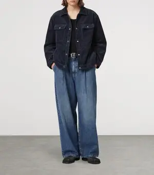 ALLSAINTS Corduroy Castleford Overshirt - Blue