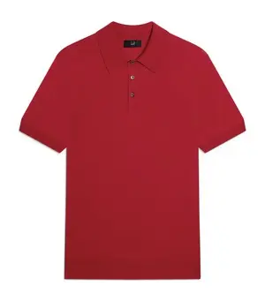 Dunhill Button Down Polos For Men