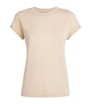 Eleventy Metallic Thread T-shirt - Beige