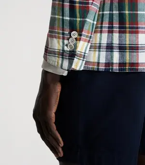 Dunhill Madras Check Blazer
