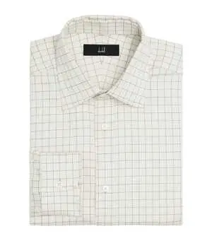 Dunhill Cotton Check Shirt - Yellow