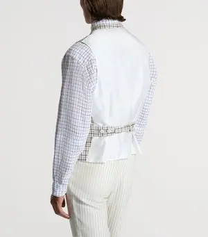 Dunhill Check Single-breasted Waistcoat