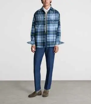 Dunhill Cashmere Check Shirt
