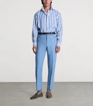 Dunhill Linen Stripe Shirt