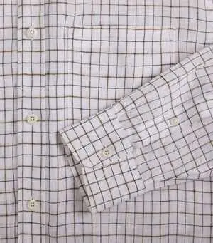 Dunhill Linen Tattersall Check Shirt