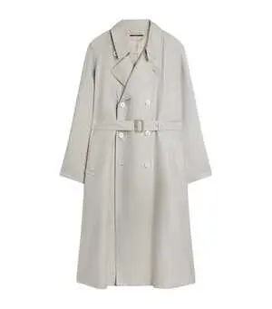 Dunhill Linen Archive Trench Coat