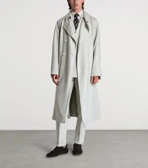Dunhill Linen Archive Trench Coat