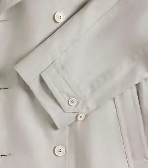 Dunhill Linen Archive Trench Coat