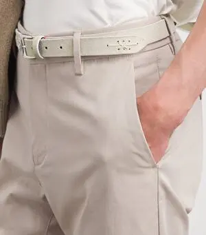 Eleventy Cotton-silk Chinos - Beige