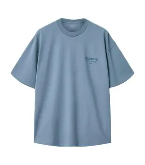 ALLSAINTS Organic Cotton Xander T-shirt - Blue