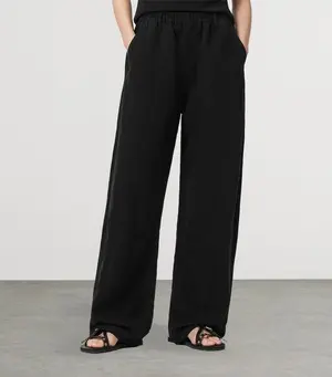 ALLSAINTS Lyocell-linen Jet Wide-leg Trousers