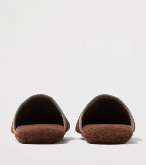 Versace Medusa Cotton Terry Slippers