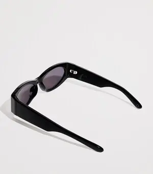 SIR. The Classic Cat Eye Sunglasses - Black