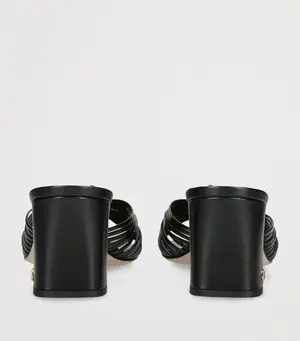 Valentino Garavani Leather Annet Mules 60 - Black