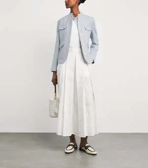 Eleventy Bouclé Tweed Jacket With Sequins