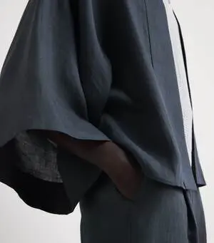Eleventy Linen Kimono Top