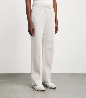 Eleventy Cotton-blend Sweatpants - Ivory