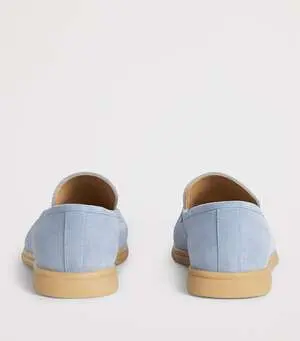 Eleventy Suede Loafers - Blue