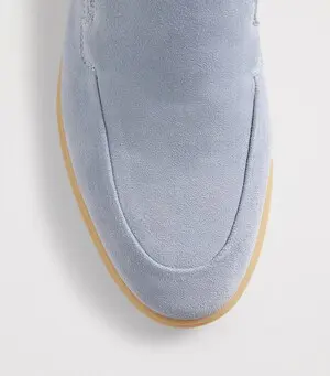 Eleventy Suede Loafers - Blue