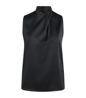High Neck Silk