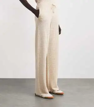 Eleventy Wool Knitted Trousers - Beige