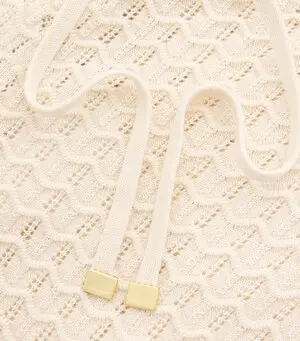 Eleventy Wool Knitted Trousers - Beige
